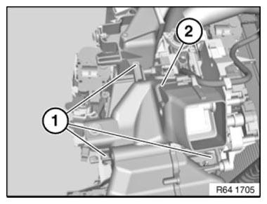 BMW 7 Series - Replacing Actuator Drive For Right Footwell Flap ...