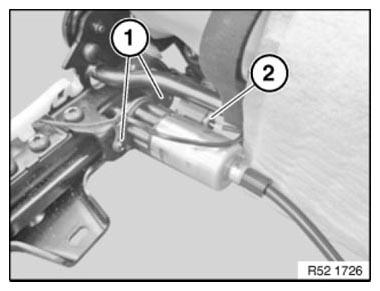 BMW 7 Series - Removing And Installing/Replacing Drive For Backrest ...