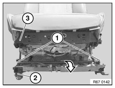 BMW 7 Series - Removing And Installing/Replacing Drive Unit For Seat ...