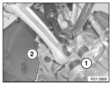 BMW 7 Series - Removing And Installing/Replacing Top Right Wishbone ...