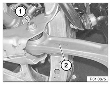 BMW 7 Series - Removing And Installing/Replacing Top Right Wishbone ...