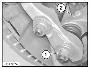 BMW 7 Series - Removing And Installing/Replacing Top Right Wishbone ...